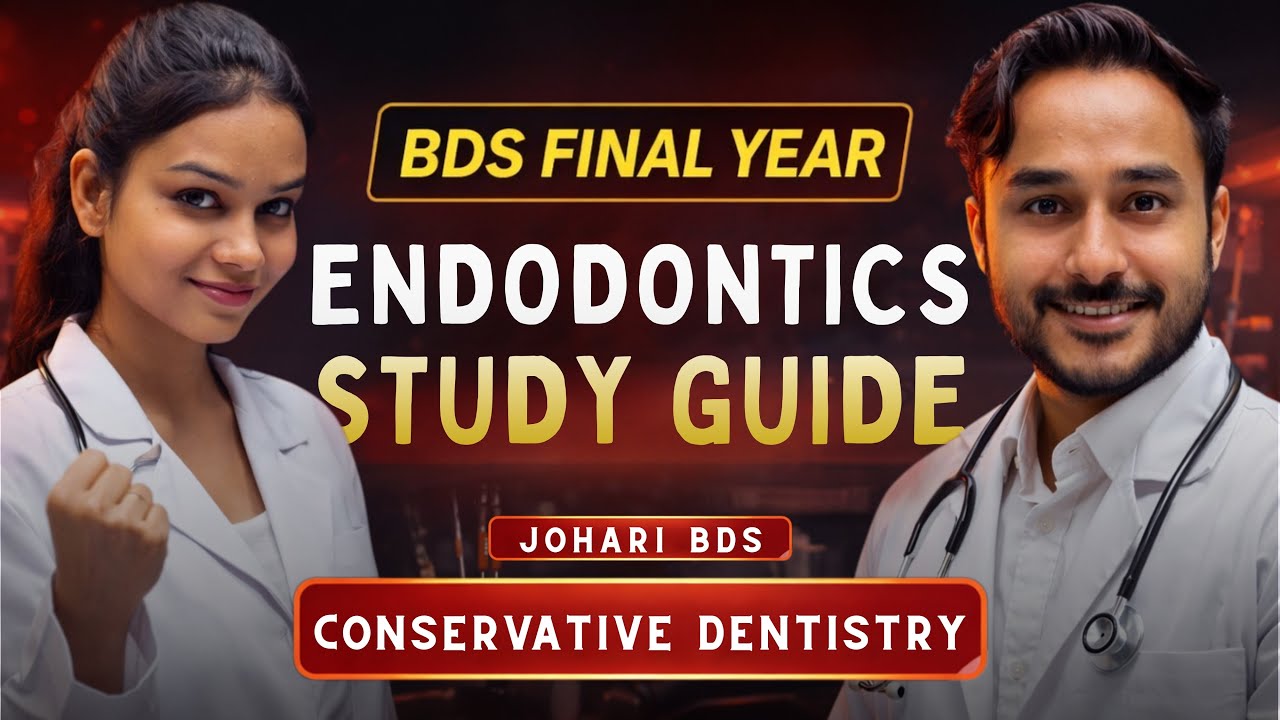 How to Study Endodontics in BDS Final Year | Conservative Dentistry ...