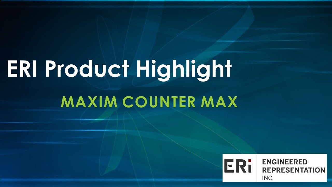 ERI Product Highlight - Maxim CounterMax - YouTube