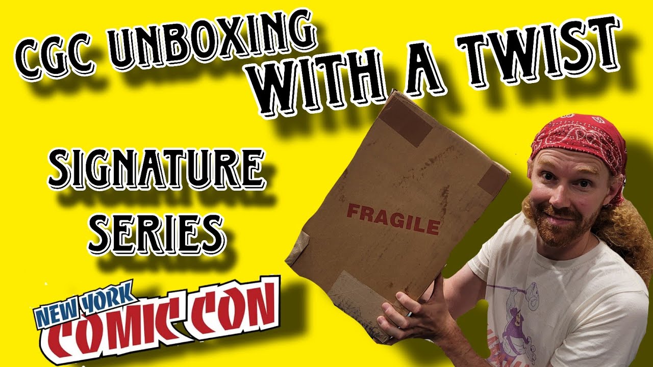 New York Comic Con CGC Signature Series Unboxing - With a Twist - YouTube