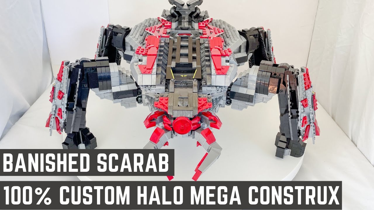 Banished Scarab | MEGA HALO CUSTOM BUILT with 100% MEGA Pieces - YouTube