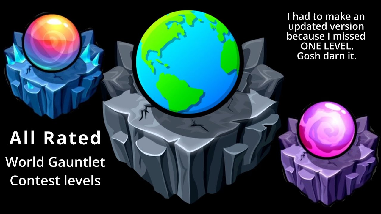 (UPDATED) all WGC levels in GD | Geometry Dash - YouTube