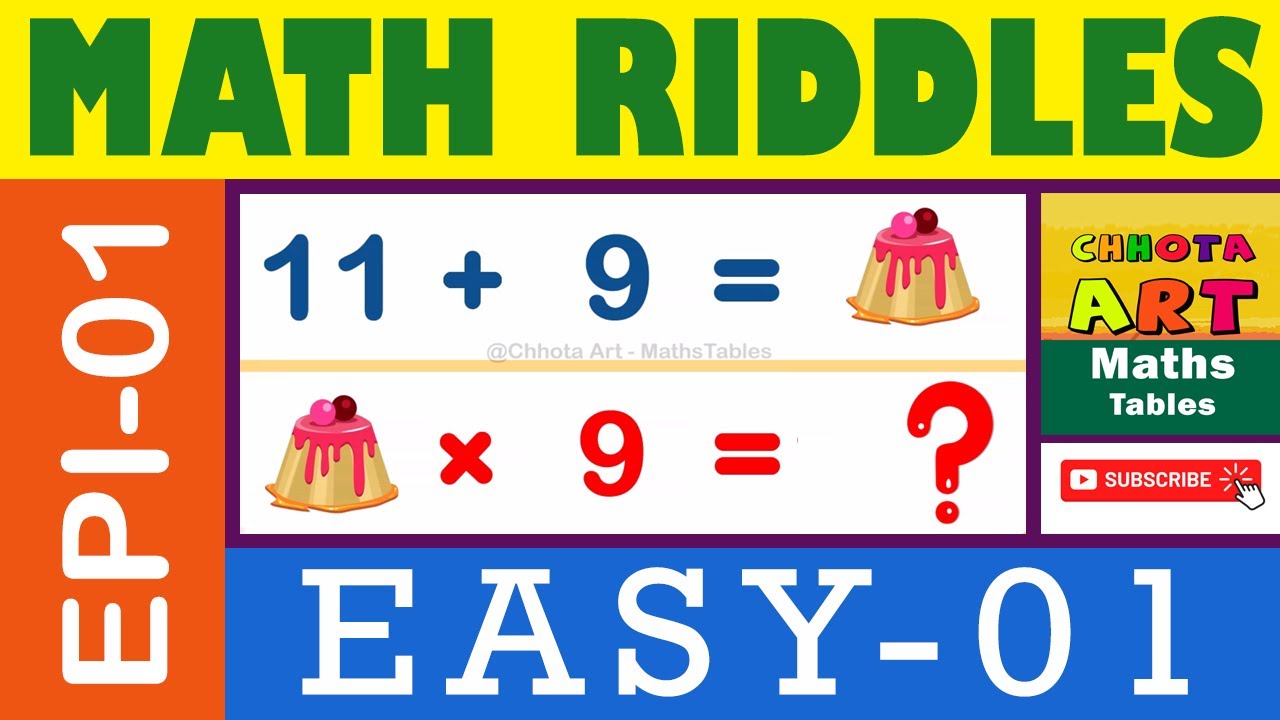 EPI-01 | Riddles | Guess the Correct Answer? | Math Riddles ...