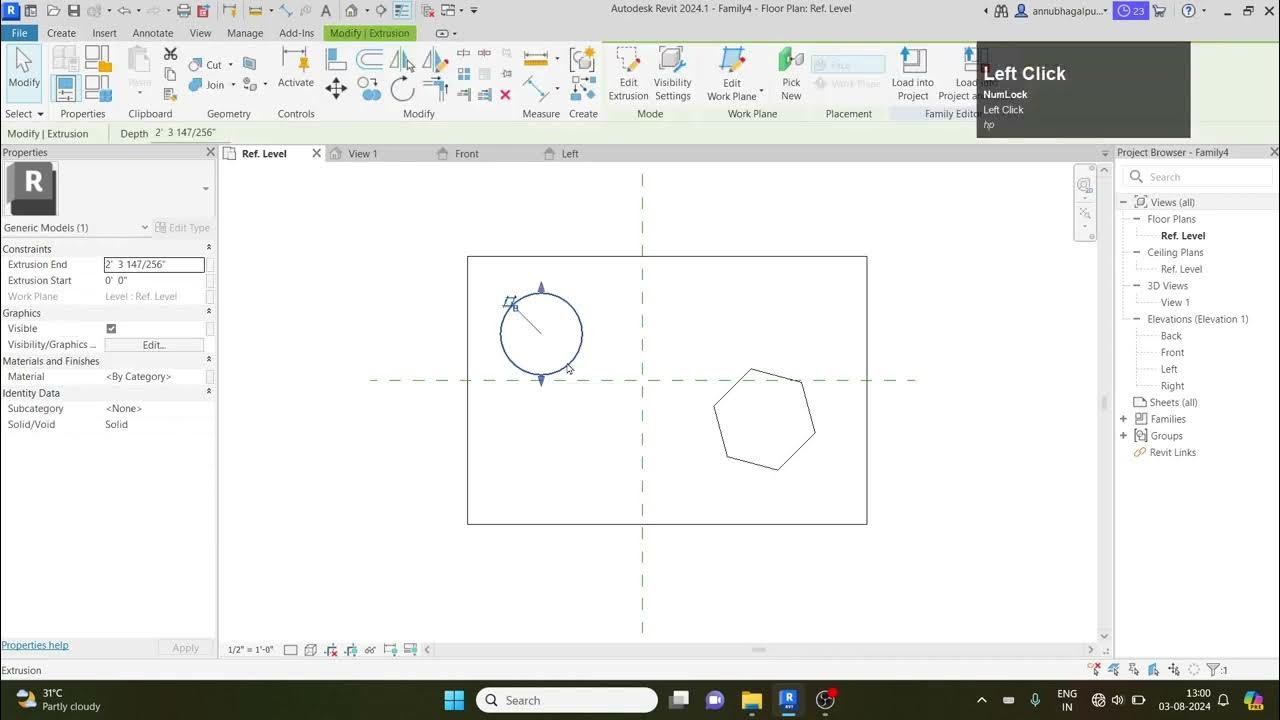Use Visibility Parameters in Families | Revit - YouTube
