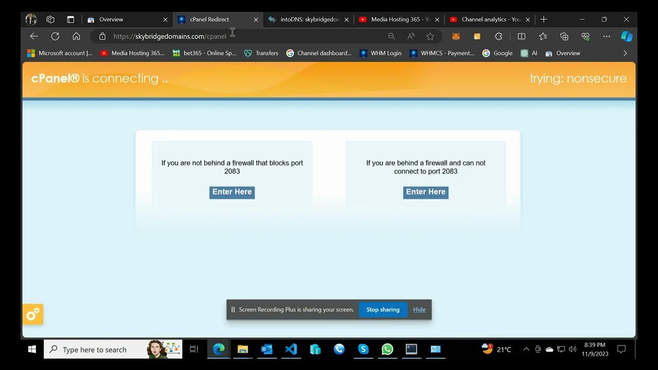 News Media and Technology, How to Access cPanel Web Control Panel via cPanel, Port 2083 from ...