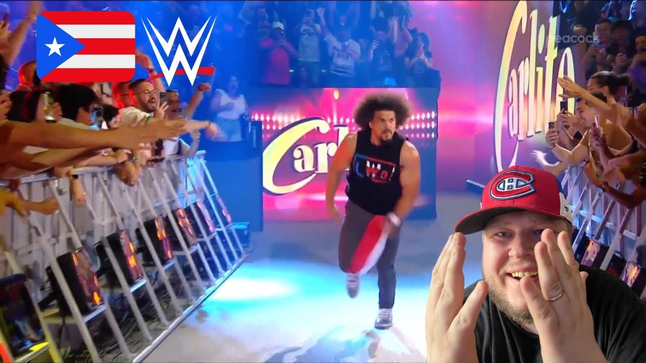 CARLITO RETURNS AT WWE BACKLASH, SAVING BAD BUNNY, REACTION - YouTube