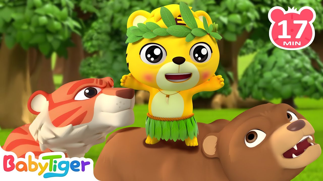 The Jungle Animals🐺🐻🐯 + More Animal Songs & Nursery Rhymes | Songs for ...