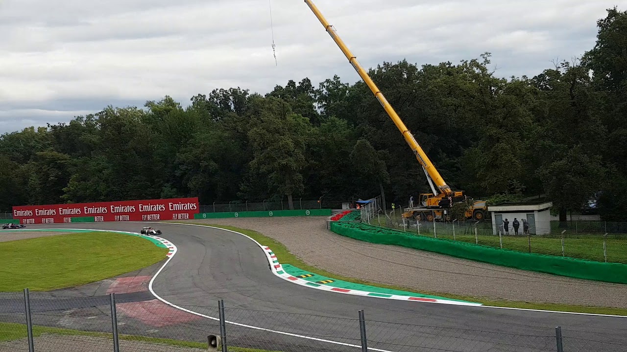 F1 Monza FP1 Variante Ascari - YouTube