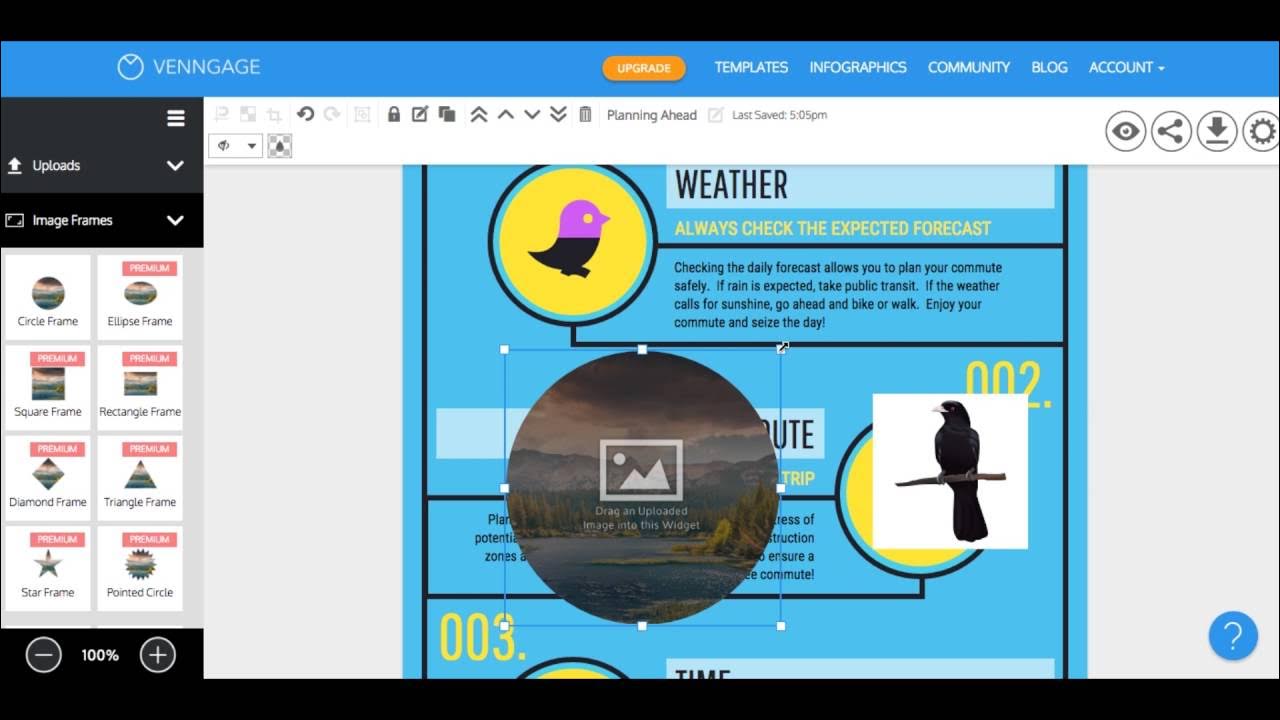 How to Make an Infographic With Venngage [Tutorial] (2016) - YouTube