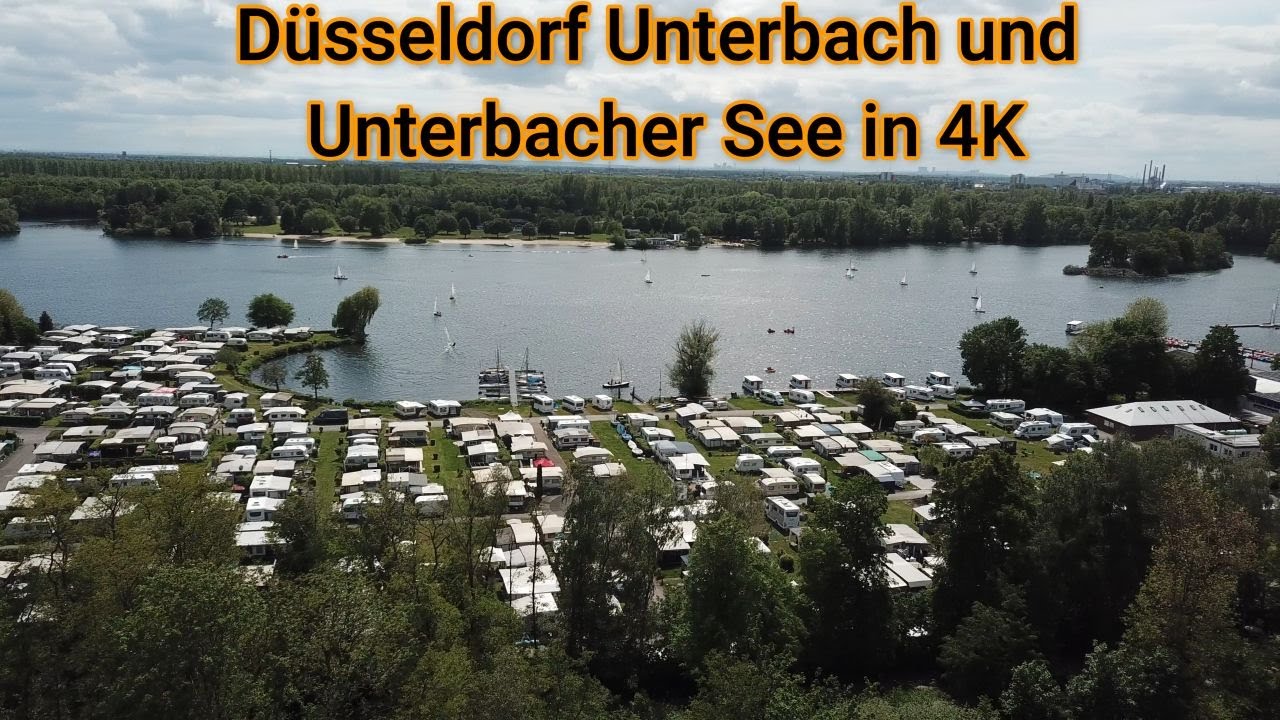 เที่ยวเมือง Düsseldorf Unterbach 4K (มือให่มหัดบิน )ถ่ายภาพด้วยโดรน ...