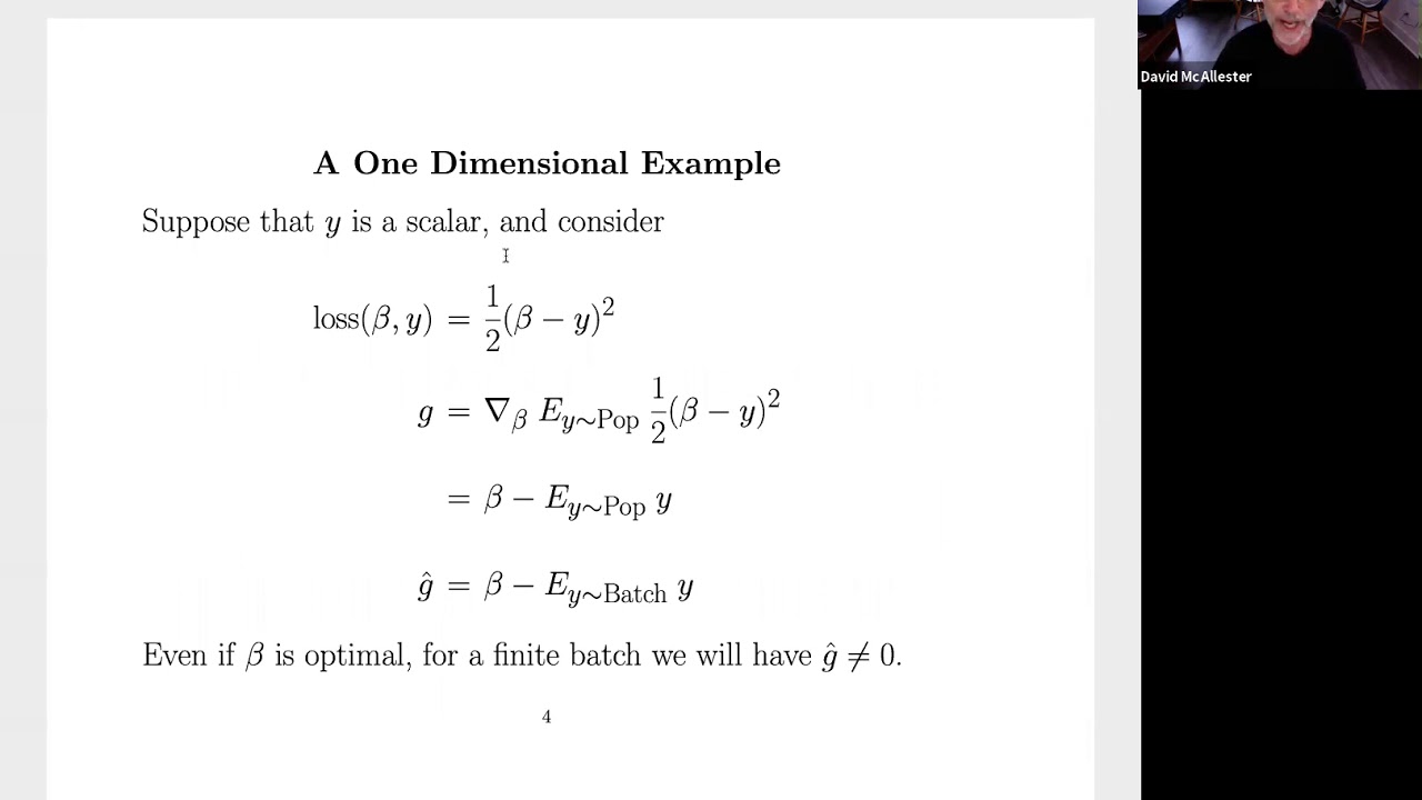 Stochastic Gradient Descent (SGD): Classical Convergence Theorem - YouTube