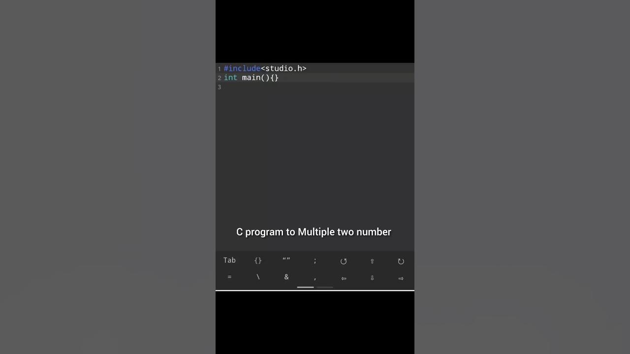 c program# to Multiple two numbers #two floatingnumbermultiple #shorts#cprograming - YouTube