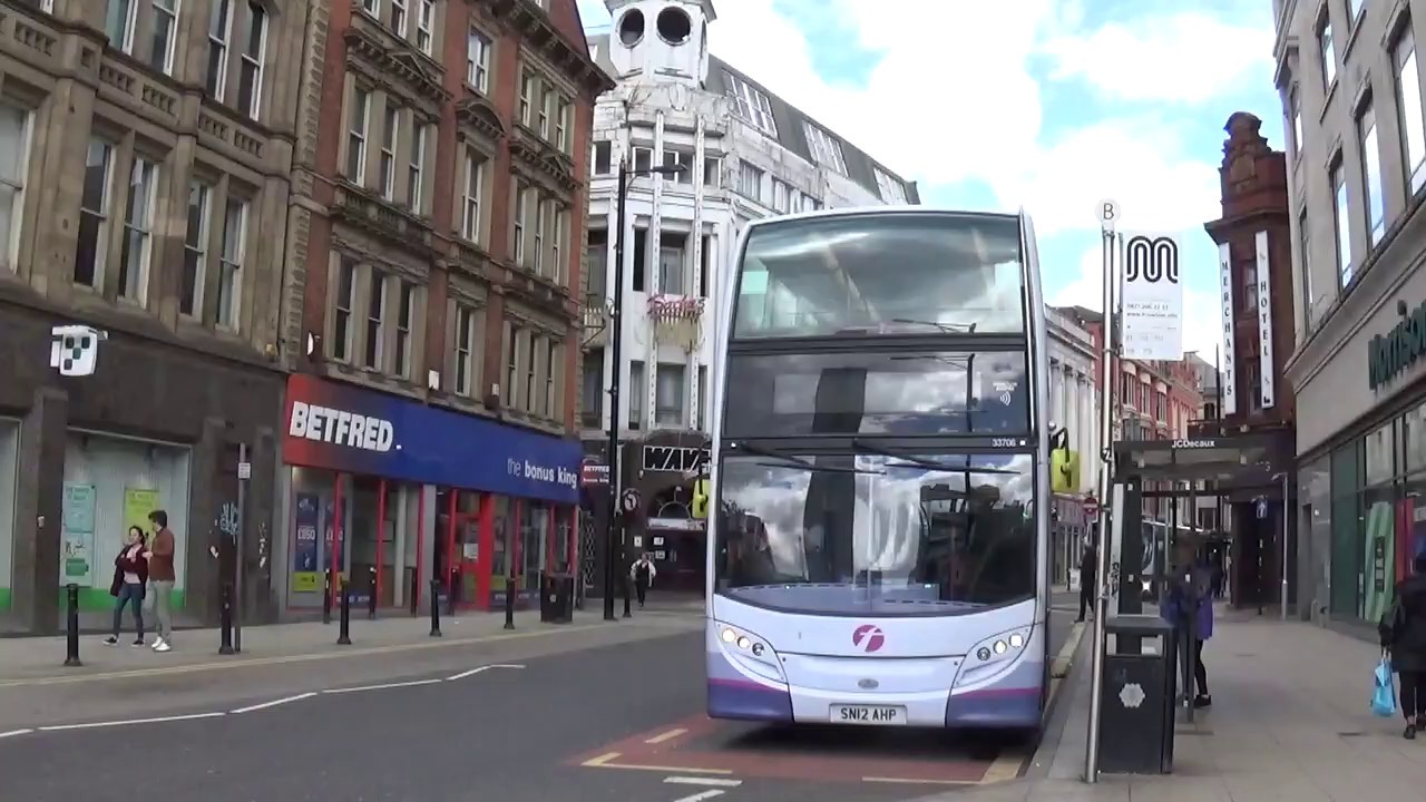 Manchester Buses Transport Travel England UK - YouTube