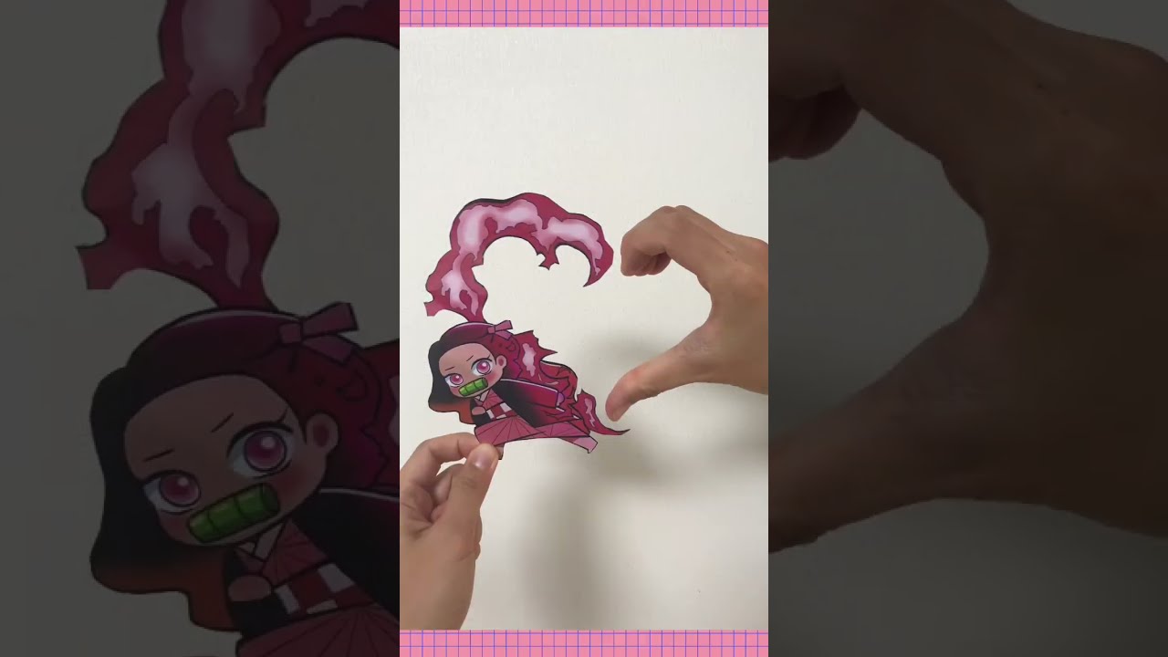 Demon Slayer Crops Finger Heart | Fancy Refill - YouTube