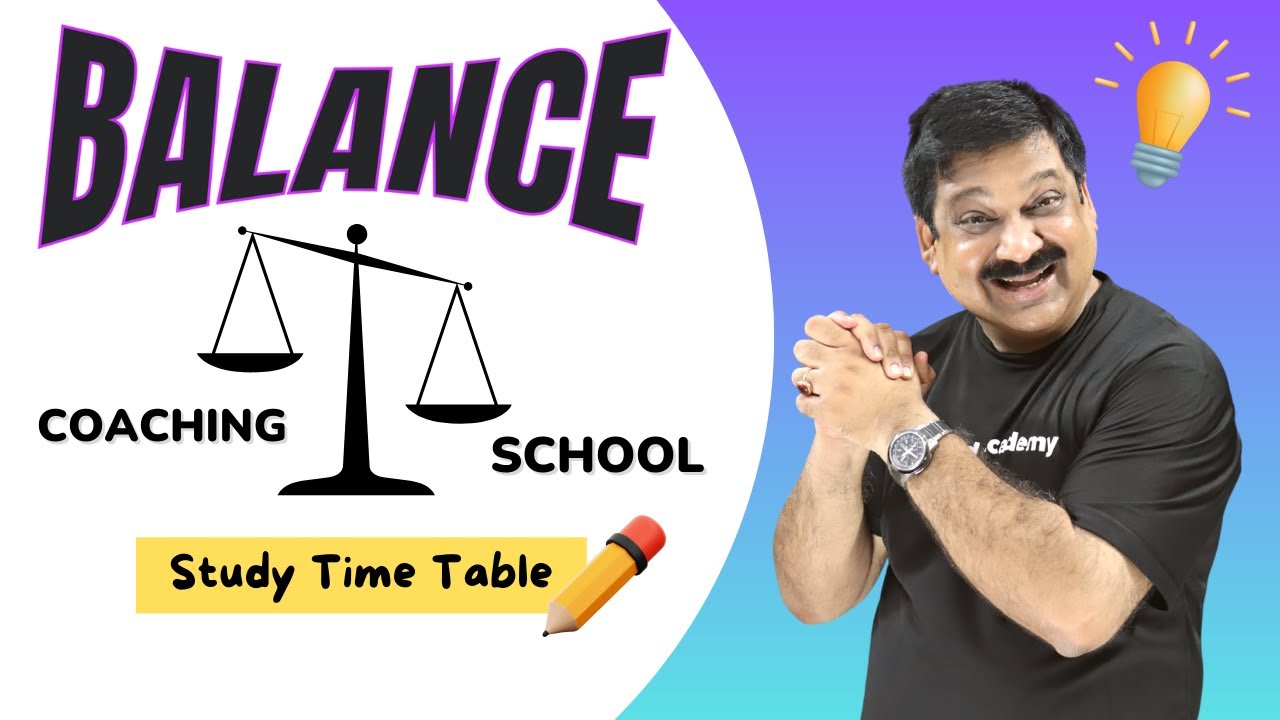 How to balance Studies between School & Coaching 💥Study Time Table💥 ...