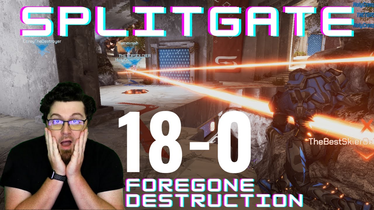 Splitgate INSANE gameplay *NEW* Tips on Foregone Destruction - YouTube