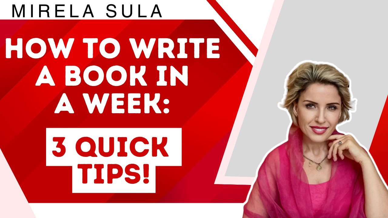 3 Tips On How To Write A Book In A Week YouTube 3 Tips On How To Write A Book In A Week YouTube