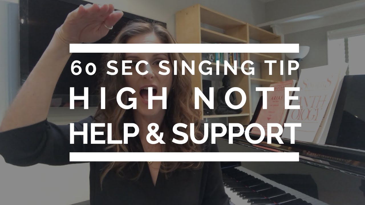 60 Second Singing Tip: High Note Help and Support | Arden Kaywin Vocal Studio - YouTube