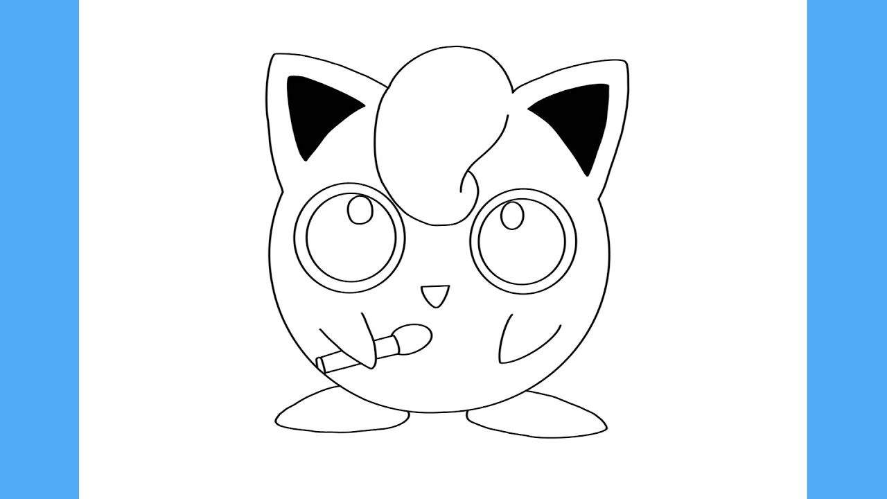 HOW TO DRAW JIGGLYPUFF - POKÉMON - HOW TO DRAW POKÉMON - YouTube