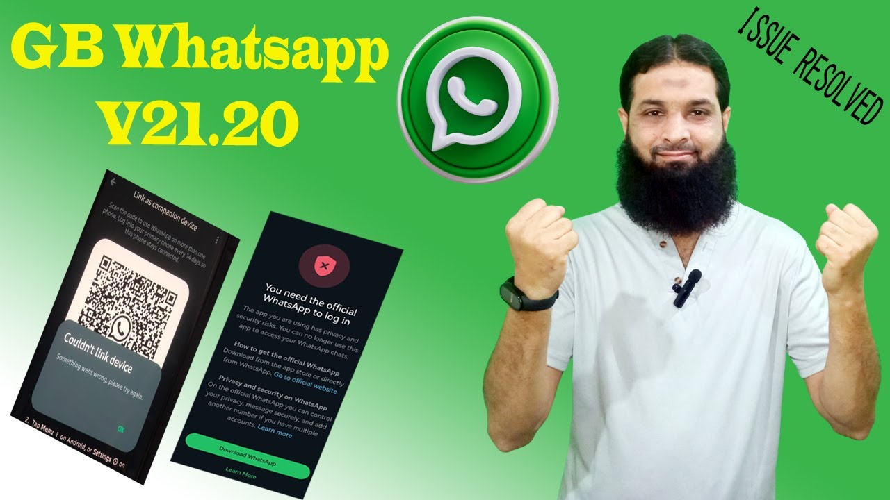 How to Resolve GB WhatsApp Couldn't Link Device Issue | GB WhatsApp Login Fix (December 2024 ...