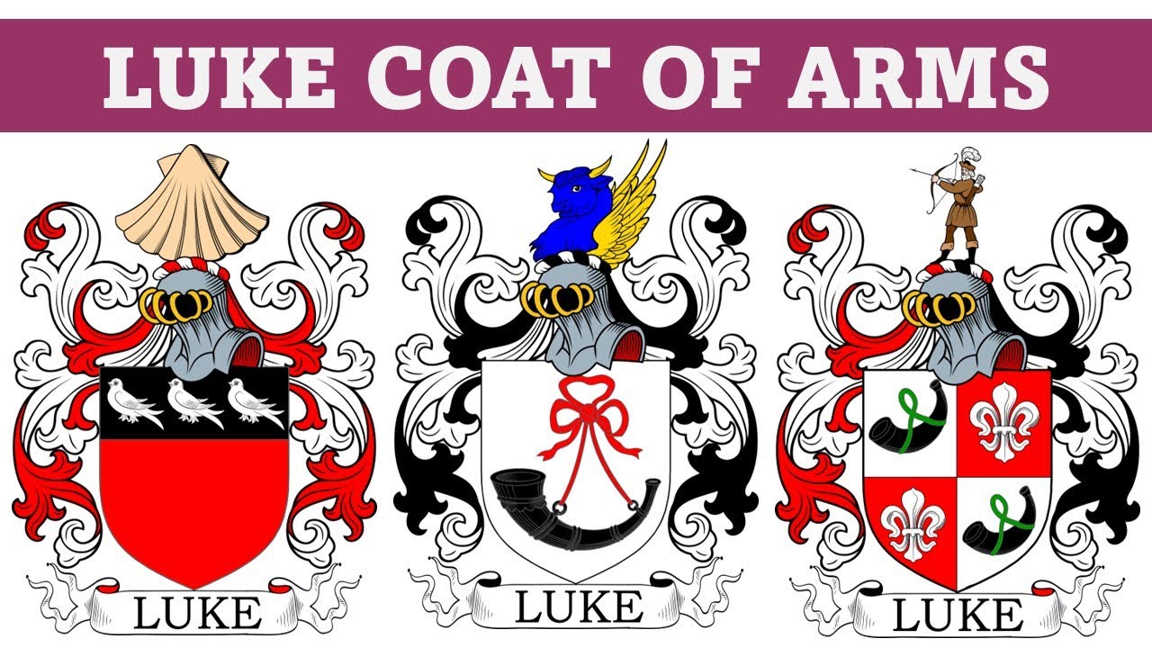 Luke Coat of Arms & Family Crest - Symbols, Bearers, History - YouTube