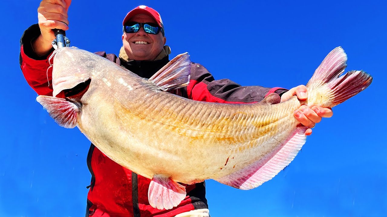 Fishing Deep Cold Water for Big Catfish - YouTube