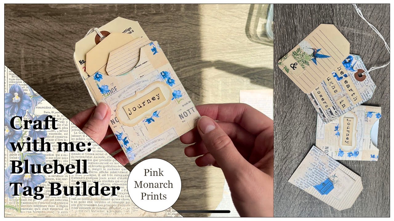 Tag Builder Kit: Journal with me with this Beautiful BLUE Journaling ...