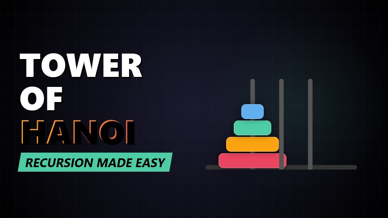 Tower of Hanoi: Master Recursive Algorithms 🧩 - YouTube