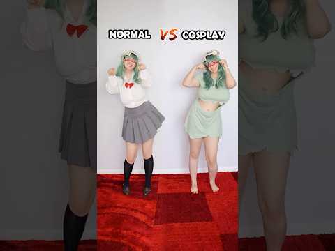 NORMAL VS COSPLAY 💙
