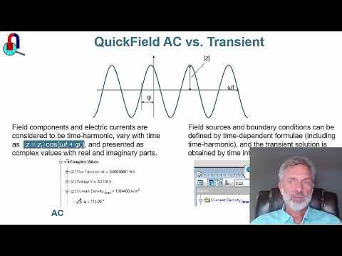 Alternating Field simulation with QuickField FEA software. Webinar recorded on September 5, 2022 ...