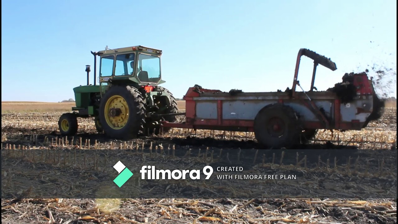 hauling manure part 1 - YouTube