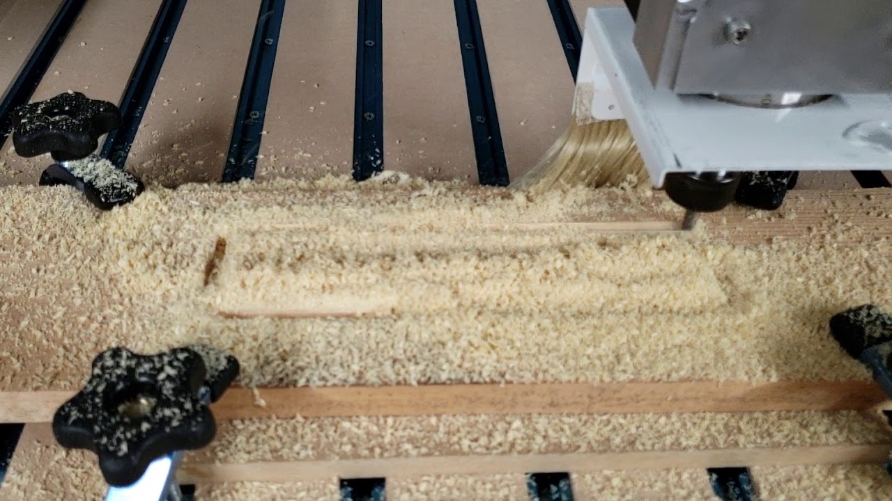 CNC router equipped with Centroid Acorn controller, M6 custom macro ...