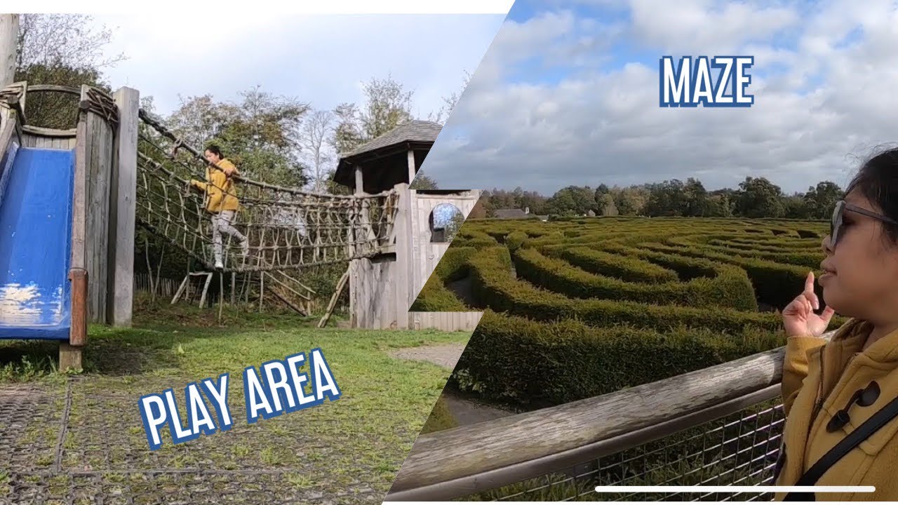 Castlewellan Forest Park - PEACE MAZE AND ANIMAL WOOD PLAY AREA - YouTube