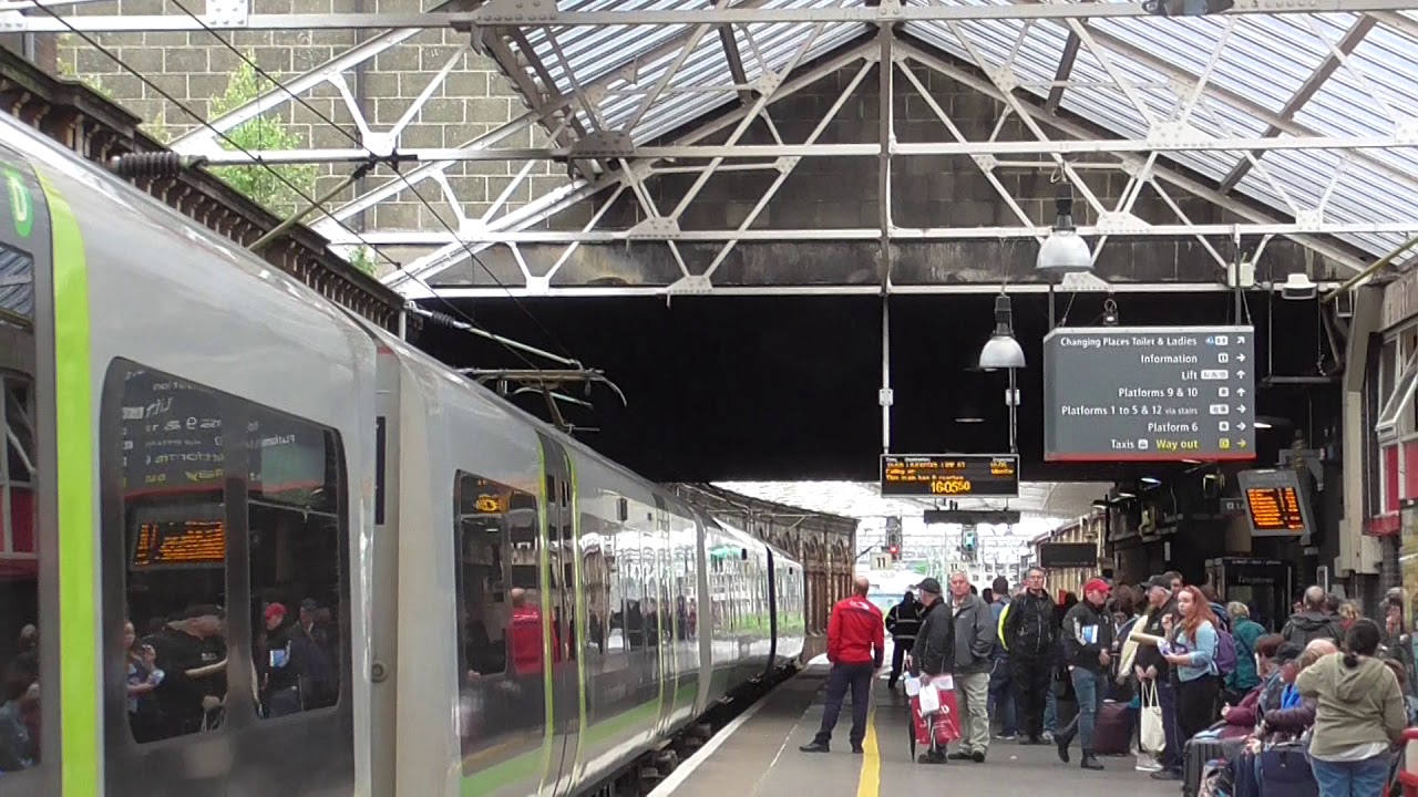 London Northwestern Railway Class 350121-350127 Departure Crewe for ...