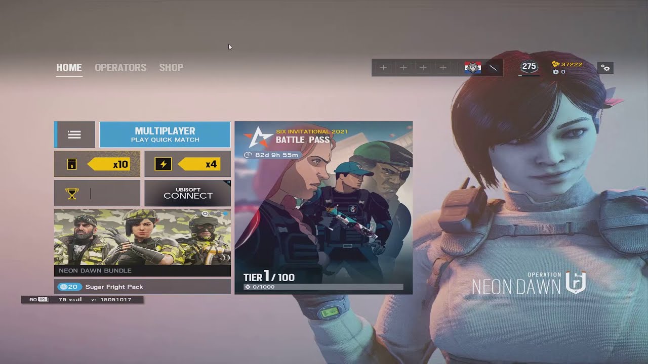 Operation Neon Dawn Menu Soundtrack | Rainbow Six: Siege - YouTube