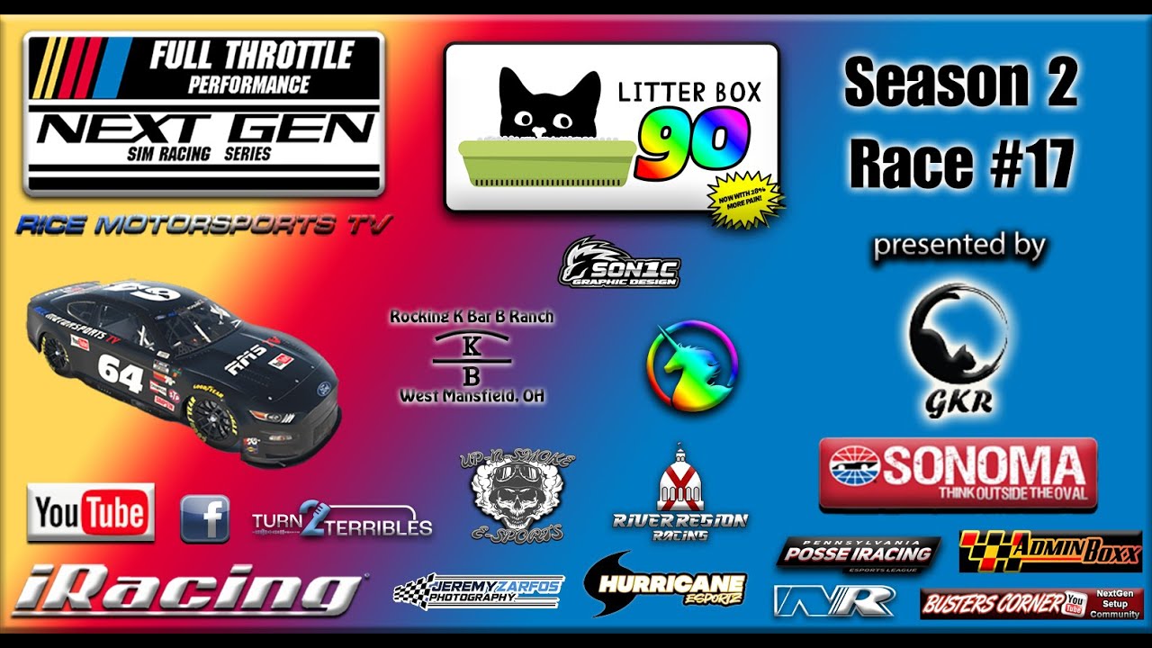 Full Throttle Next Gen Sim Racing Series: Race #17 - YouTube