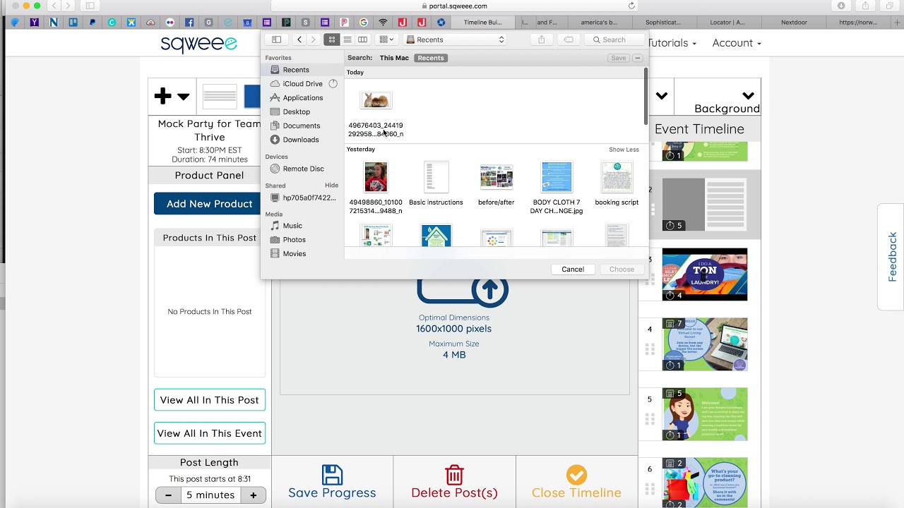 Sqweee Editing Timeline (removing/adding) - YouTube