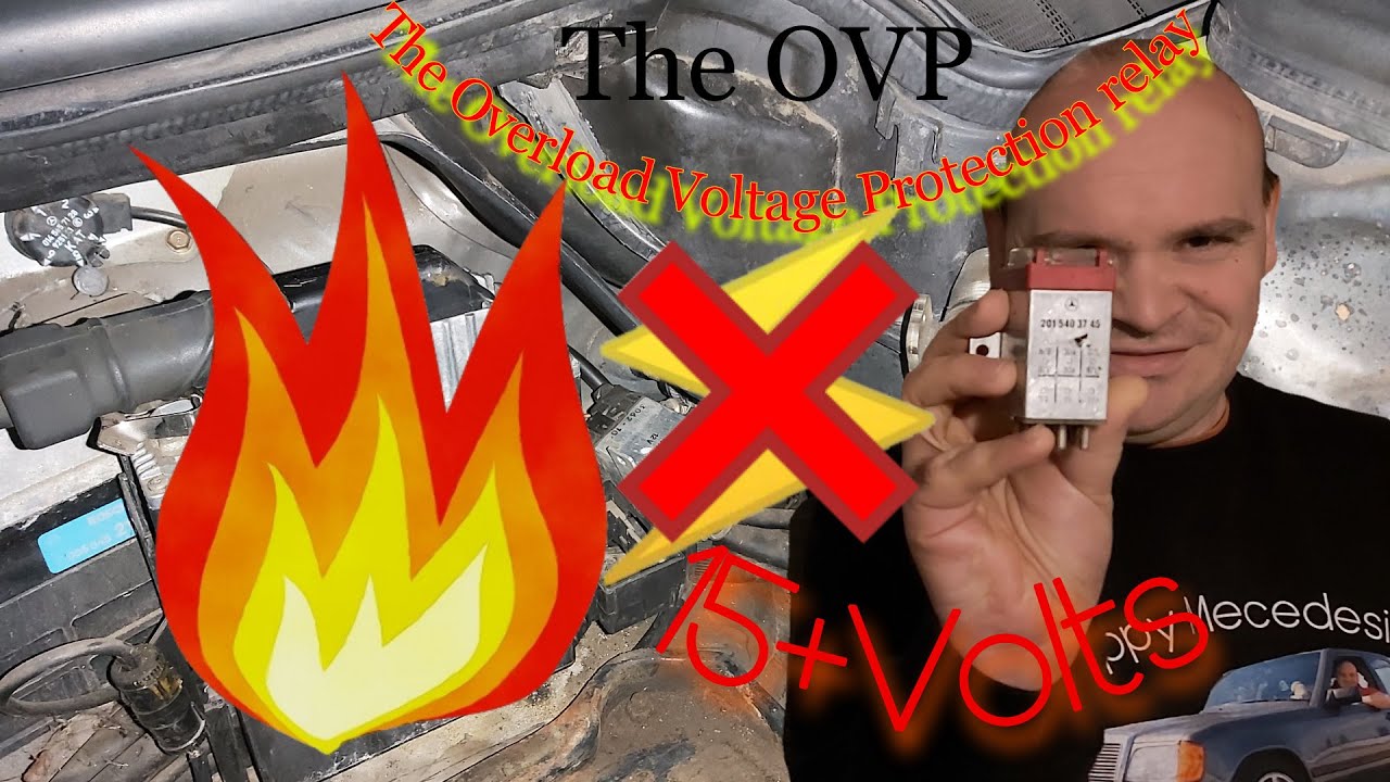 ㉦Mercedes Ke-Jetronic㉦ - The OVP, the Overload Voltage Protection Relay ...