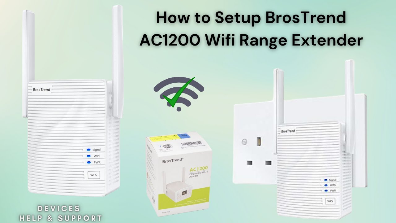 How to Setup BrosTrend AC1200 Wifi Range Extender | complete guide to ...