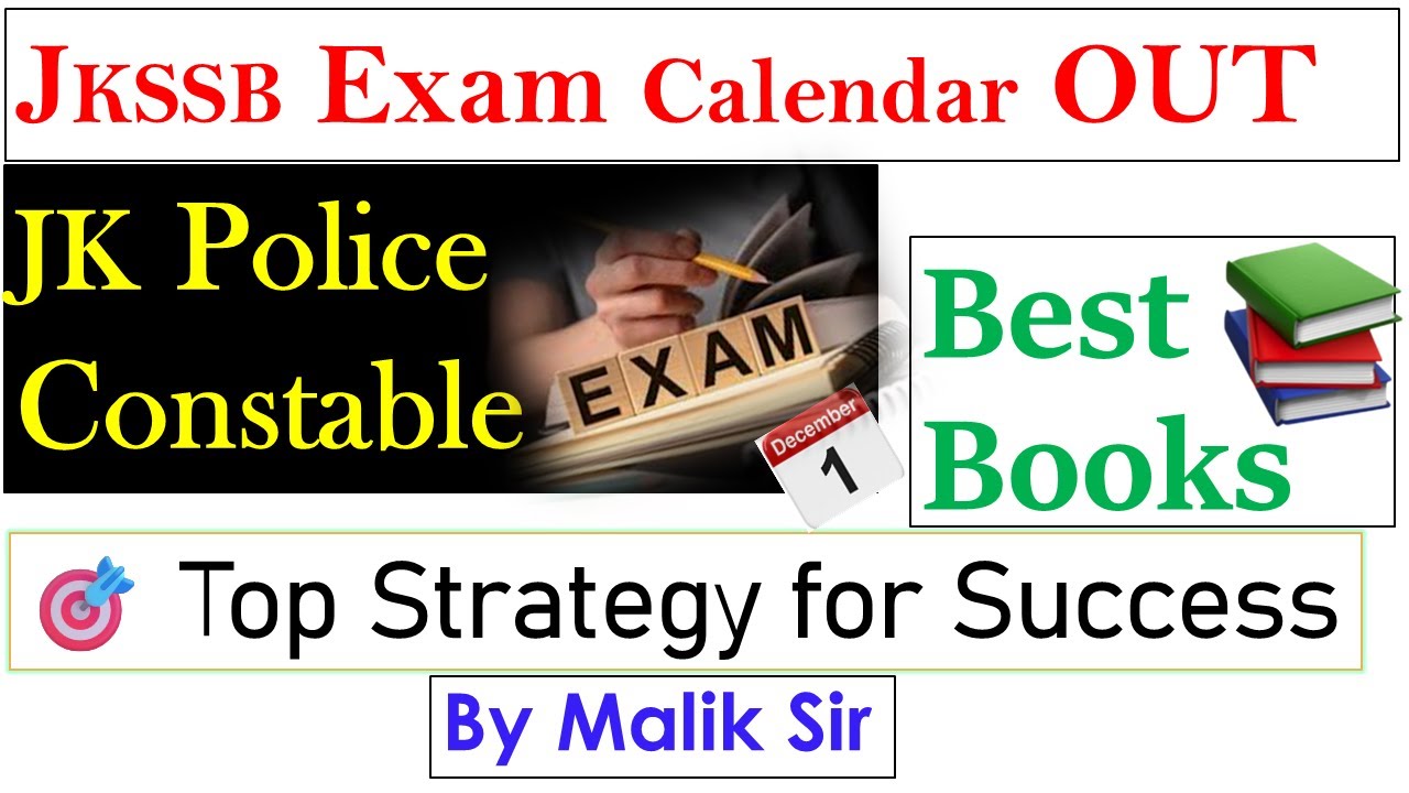 JK Police Constable Exam Date OUT | Examination in December| JKSSB Exam ...