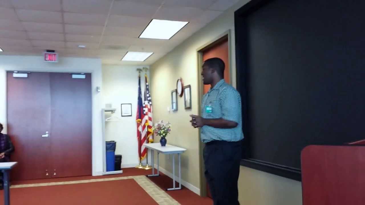 Motivational Speaker Dominique Huff speaks to Government Employees 2 of ...