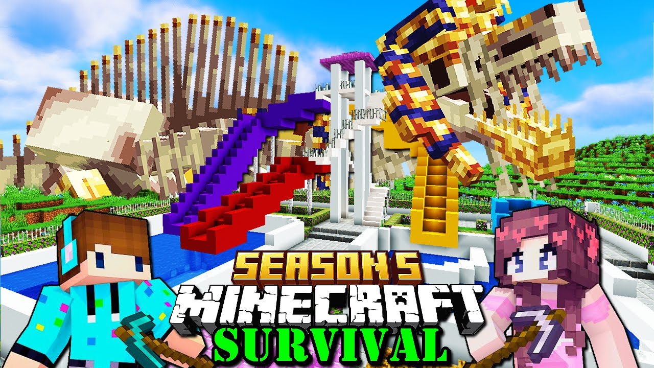 WATERPARK UNTUK MAKHLUK AIR DAN PIRAMIDA BUKIT TENGKORAK !! Survival ...