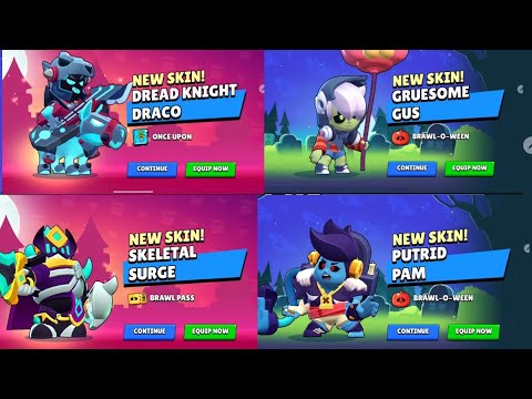Unlocking new skins brawl stars season 31 - YouTube