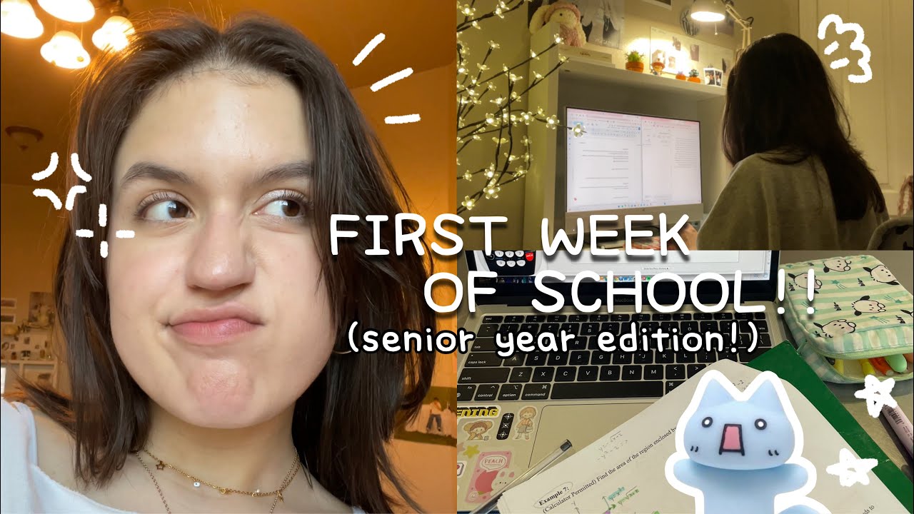 FIRST WEEK OF SCHOOL!!𐙚‧₊˚📒 ₊˚☁️ - YouTube
