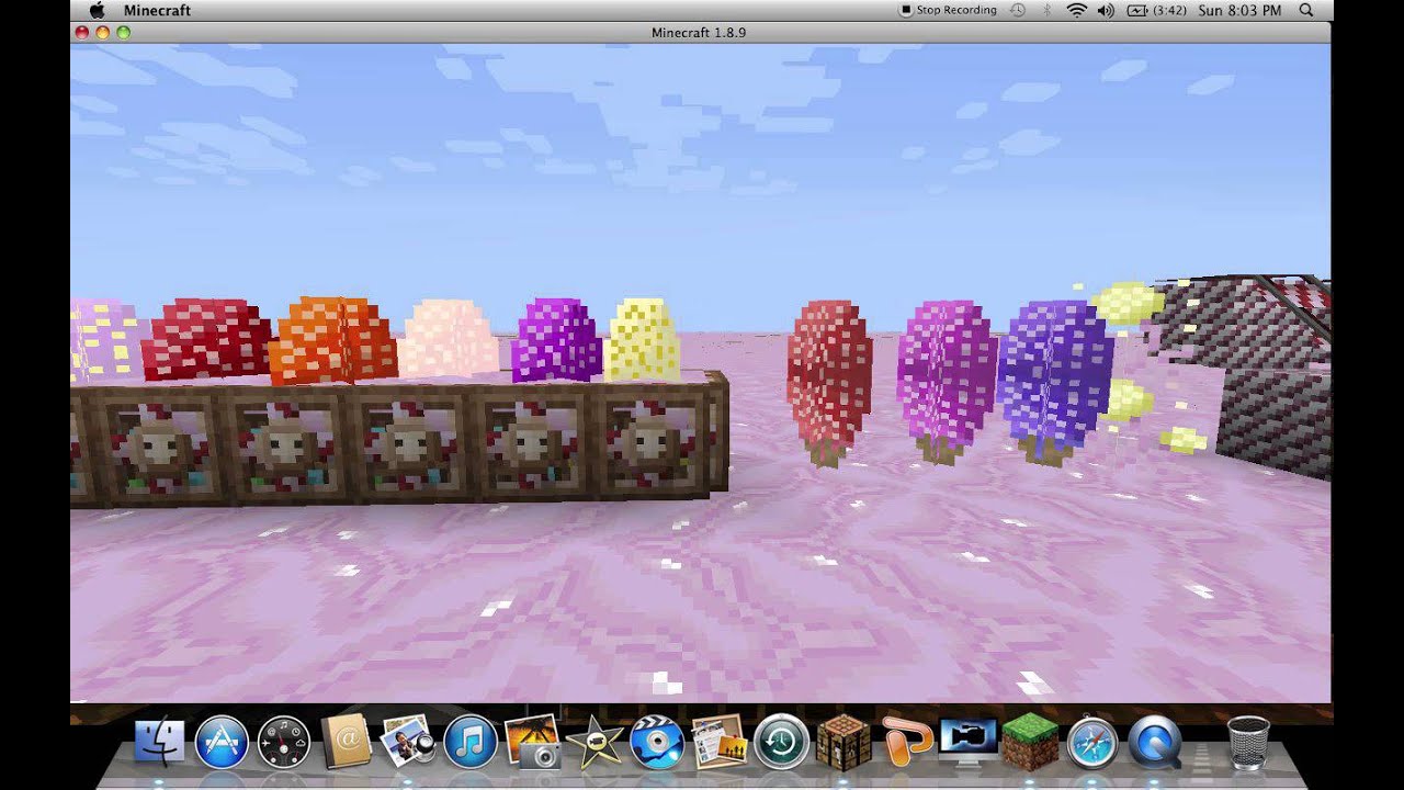 candy craft resource/texture pack 1.8 review with 2004gavin - YouTube