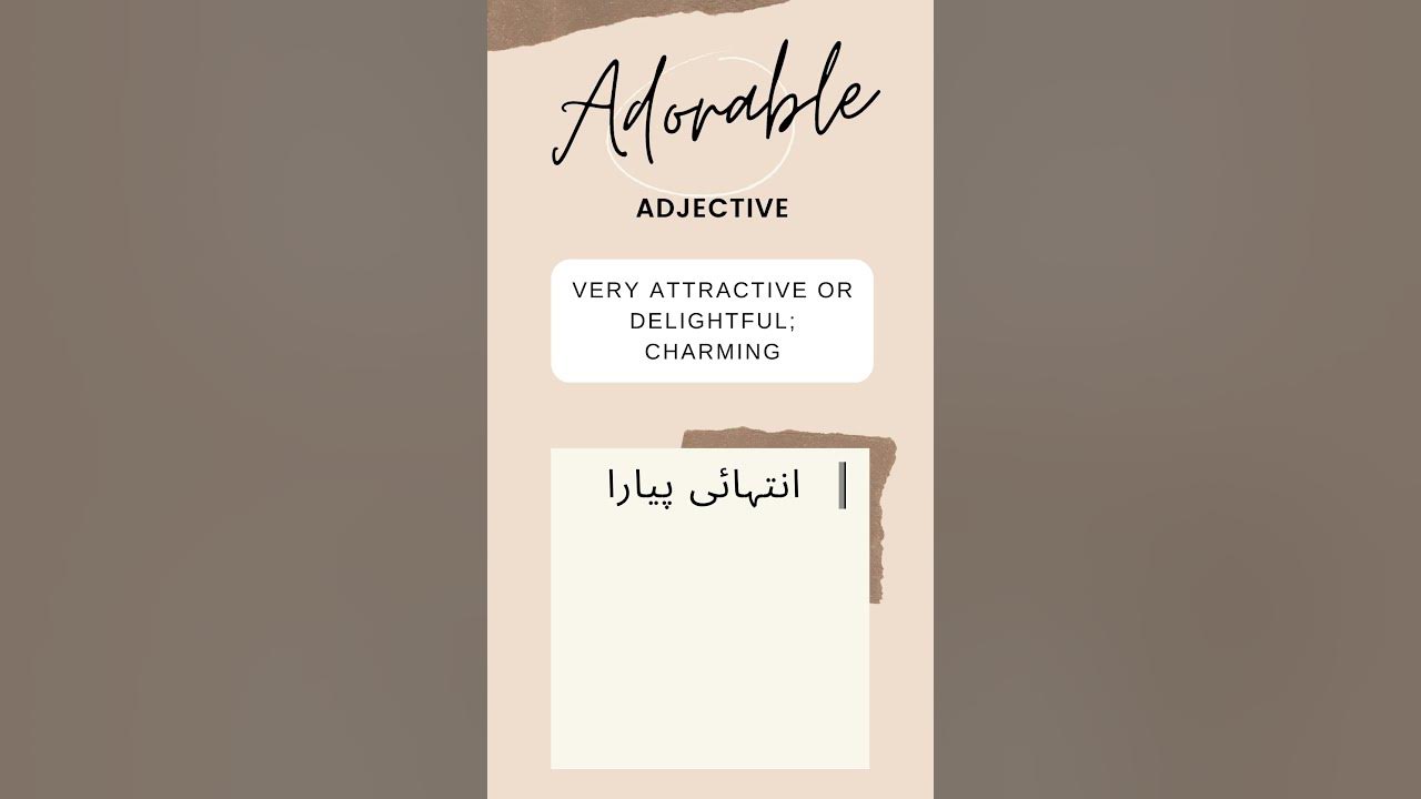 Adorable Meaning In Urdu Hindi Word Of The Day English Vocabulary adorable-meaning-in-urdu-hindi-word-of-the-day-english-vocabulary