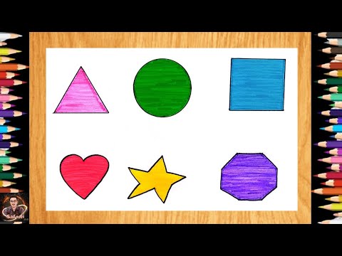 Shapes For Kids | Learn Colors, Shapes Drawing | Kids & Toddlers ...