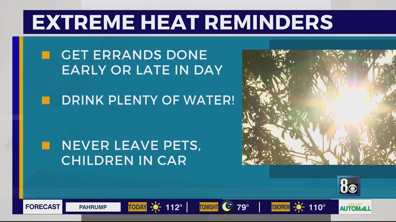 Extreme heat warning extended; record-setting 112 degrees expected in ...