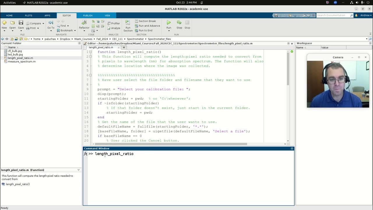 Navigating to MATLAB file location - YouTube