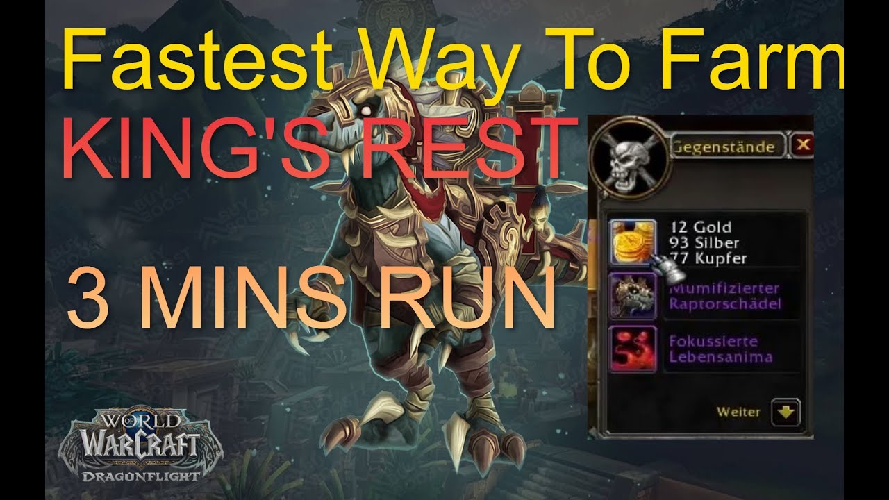 WoW Fastest Skip for King's Rest Mount Farm Tomb stalker , Mummified ...