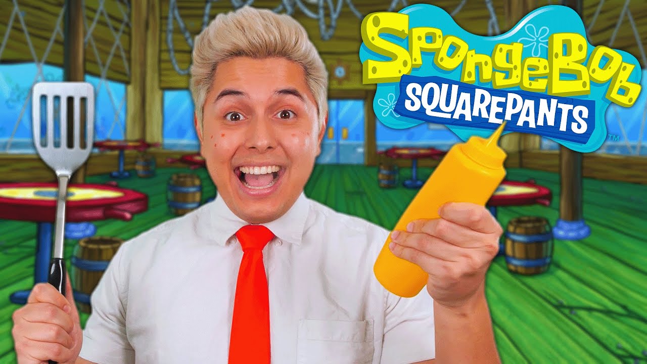 ASMR | Spongebob Squarepants at the Krusty Krab! | Krabby Patty - YouTube